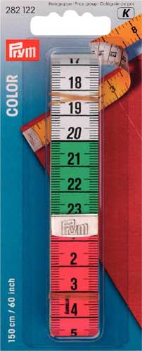 282122 - Prym Coloured Tape Measure with cm and Inch Scale 150 cm (60 ...